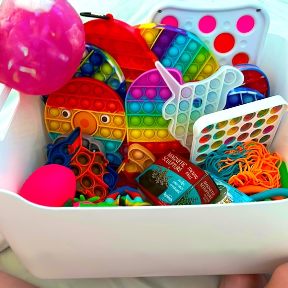 Toys | Fidgets That Have Barely Been Used Multiple Very Colorful | Poshmark